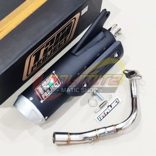 Knalpot TZM Project Raundo Black Series Honda Beat Scoopy Vario 110 FI ...