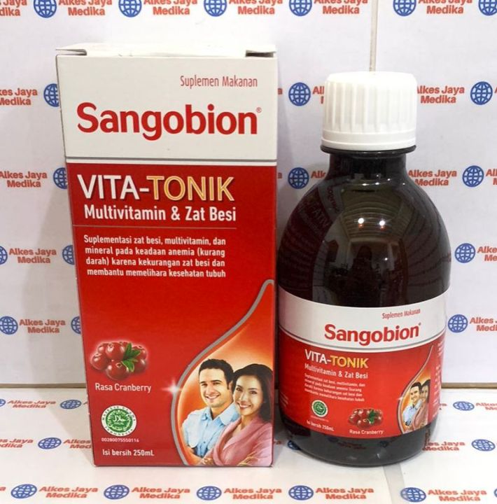 Sangobion Vitatonik 250 ml - Vitamin Anemia | Lazada Indonesia