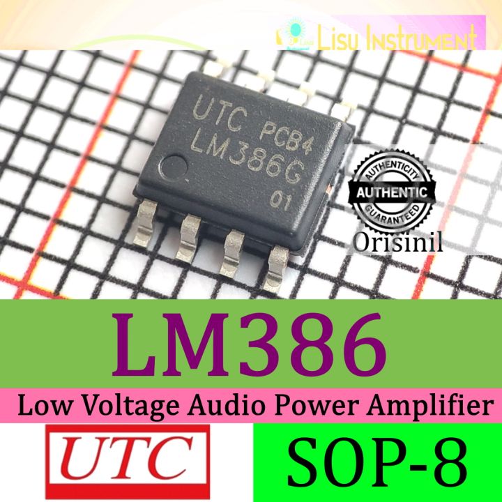 LM386 Low Voltage Audio Power Amplifier SOP-8 UTC ORIGINAL | Lazada Indonesia