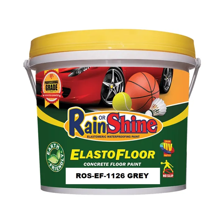 RAIN OR SHINE ELASTOFLOOR ELASTOMERIC CONCRETE FLOOR PAINT ROS-EF-1126 ...