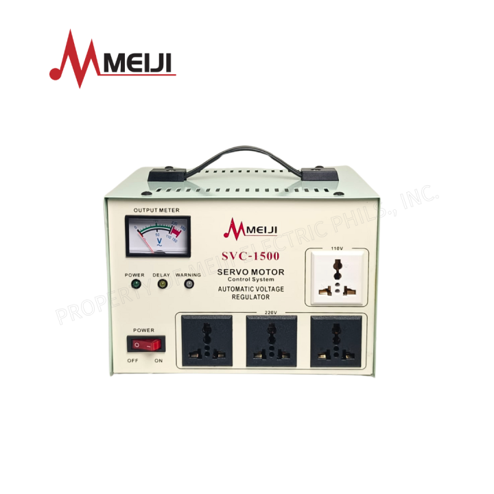 Automatic Voltage Regulator AVR [Meiji AVR Servo Motor Type 1500W] SVC ...