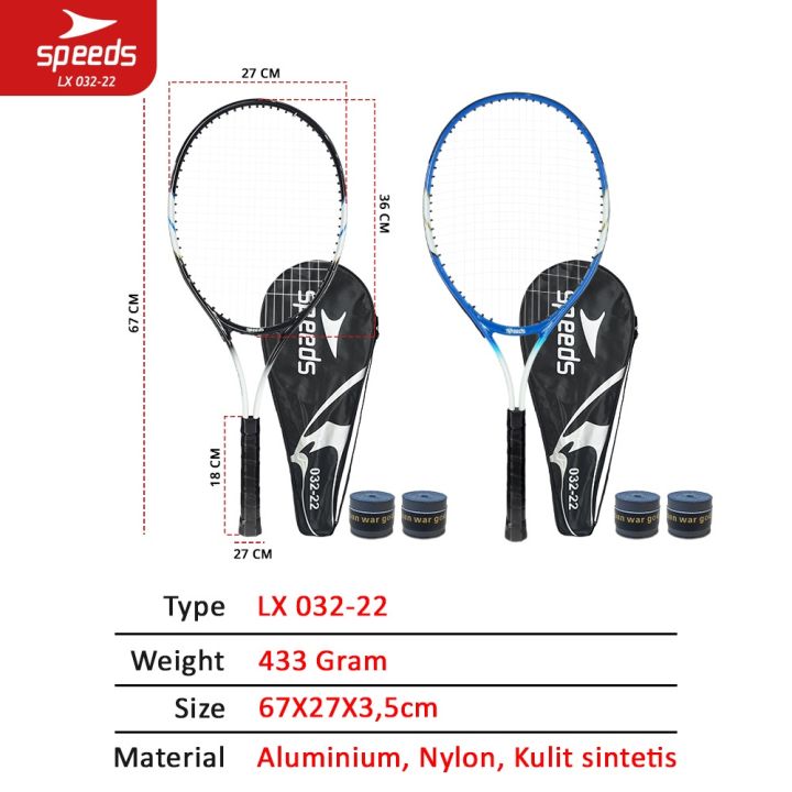 SPEEDS Raket Tenis Tennis Racket Alat Olahraga Tenis Lapangan Tennis ...