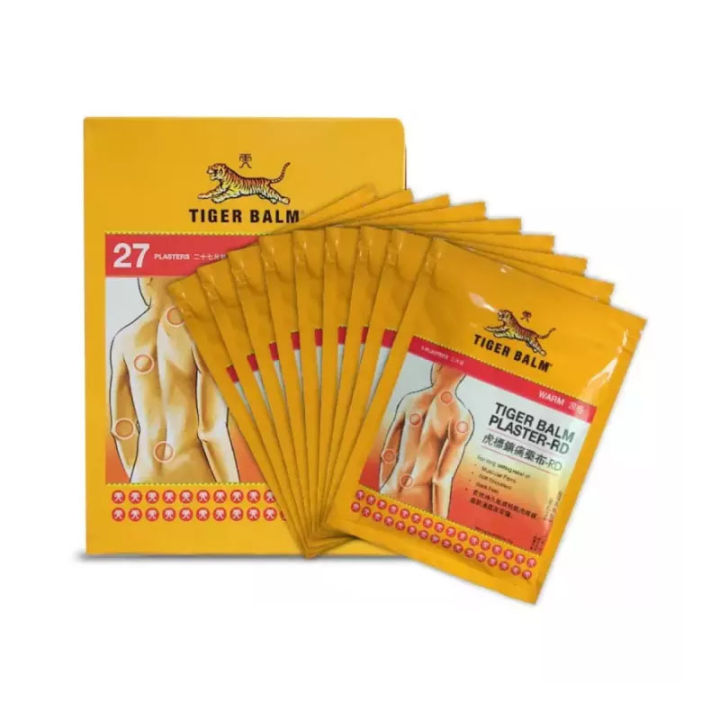 Tiger Balm Plaster (Warm) 10cm x 14cm (27 Patches) - for Back and ...