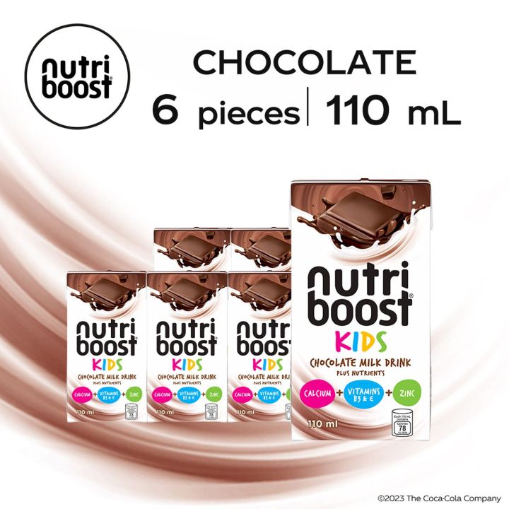 Nutriboost Chocolate Milk Drink 110ml - Pack of 6 | Lazada PH