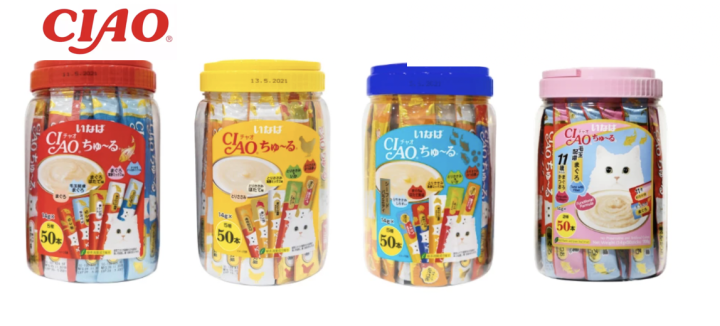 Ciao Churu Jar Cat Treats Snack 14 grams x 50 (1 jar) | Lazada PH