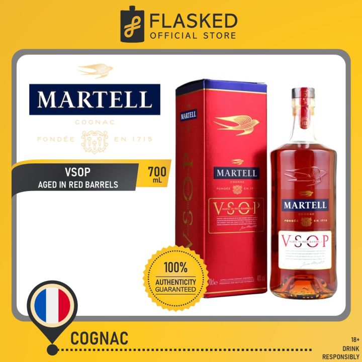 Martell VSOP Aged in Red Barrels Cognac 700ml | Lazada PH