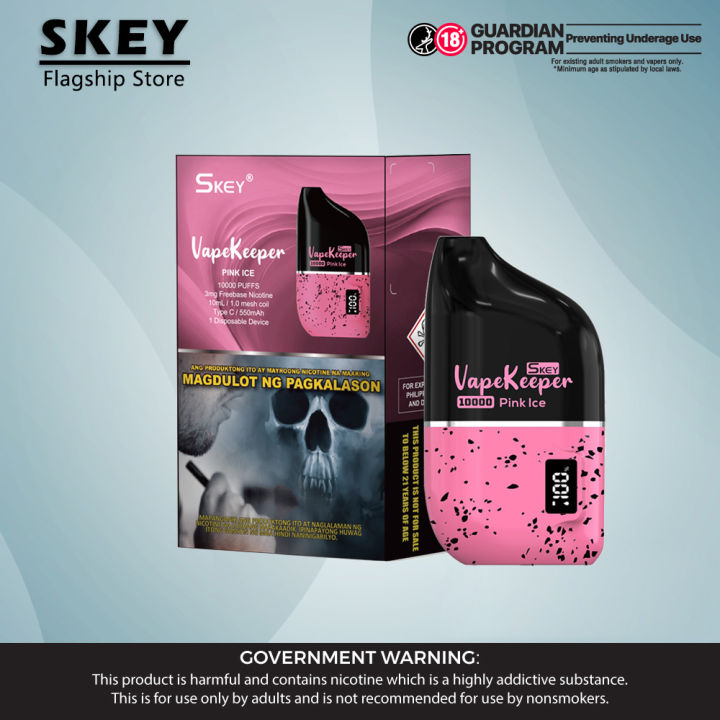 Skey 10000 Puffs Disposable Pods Vape Mods 3% NIC VP keeper 10K | Lazada