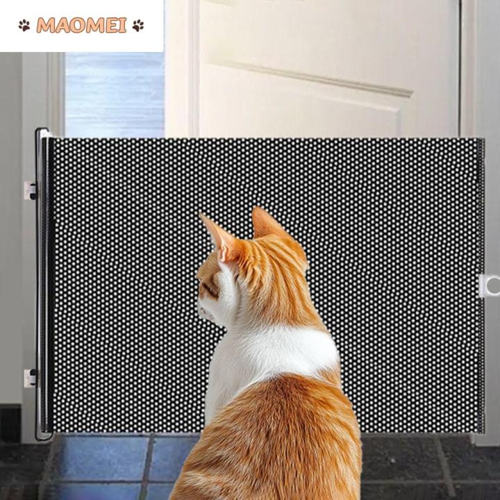 Guard Retractable Fence Gate Barrier Folding Pet Safety Enclosure Easy ...