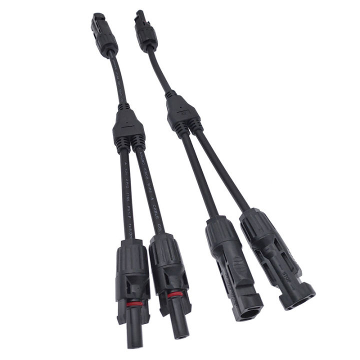 MC4 Connector solar photovoltaic Panel Adaptor Cable connector Y type 3 ...