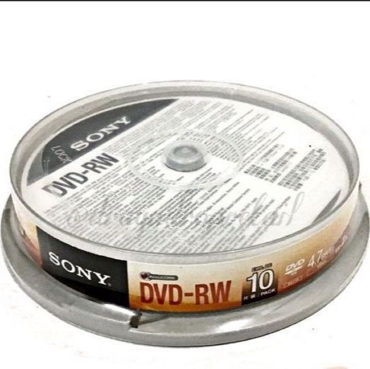 Sony DVD-RW 4.7GB 120min 1x-2x Disc (Pack of 10) | Lazada PH