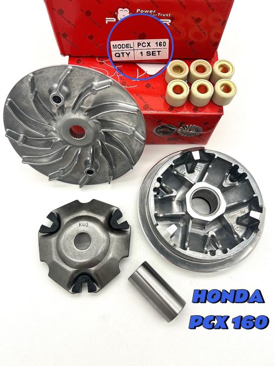 M.POWER STOCK PULLEY SET FOR HONDA PCX160 With Dirve Face & Bola (Made ...