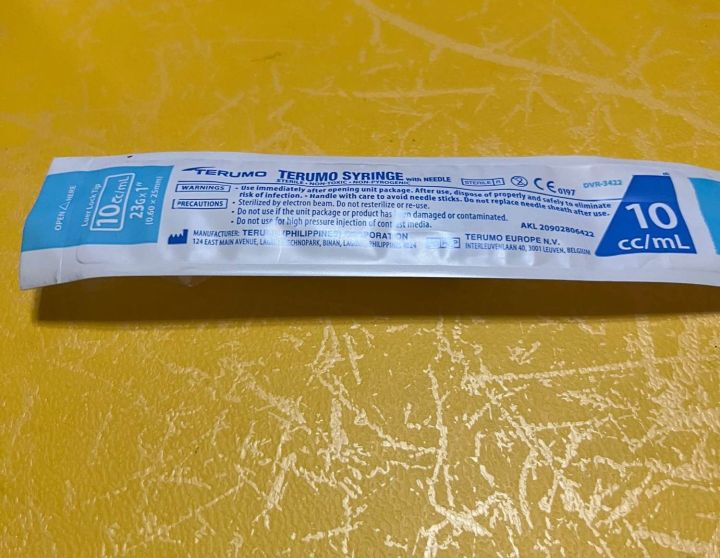 Terumo Syringe with Needle 10cc/ml 23G x 1" set of 5pcs Exp. 2027-06 | Lazada PH