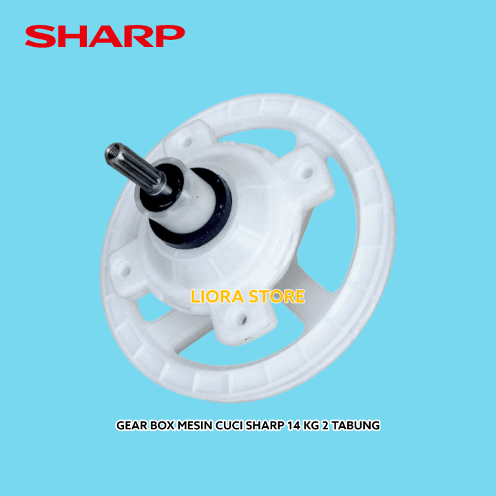 GEARBOX MESIN CUCI SHARP 2 TABUNG kapasitas 14 KG ES -T1490WA | Lazada ...