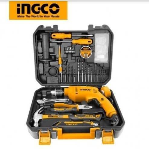INGCO 115 Pcs Tools Set with 680W Impact Drill HKTHP11151 | Lazada ...