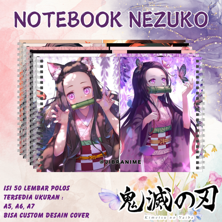 NOTE BOOK ANIME NEZUKO KIMETSU NO YAIBA / NOTEBOOK ANIME NEZUKO KIMETSU ...