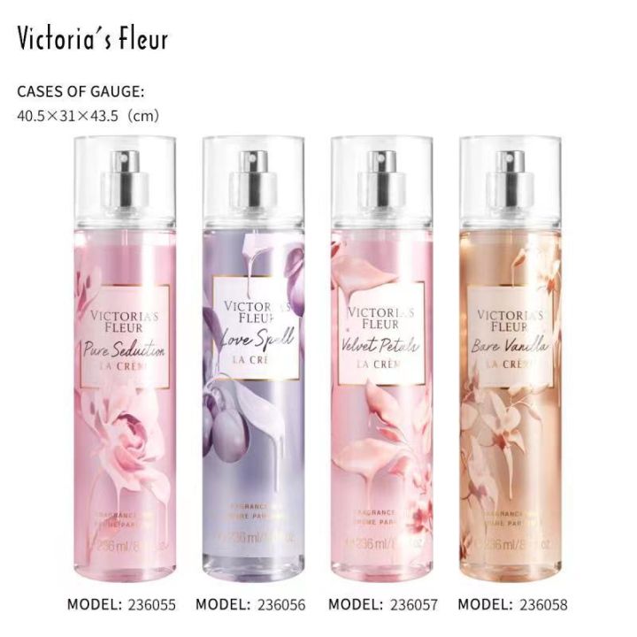Victoria's Fleur Perfume La Creme Floral Delicate Fragrance Mist Scent ...