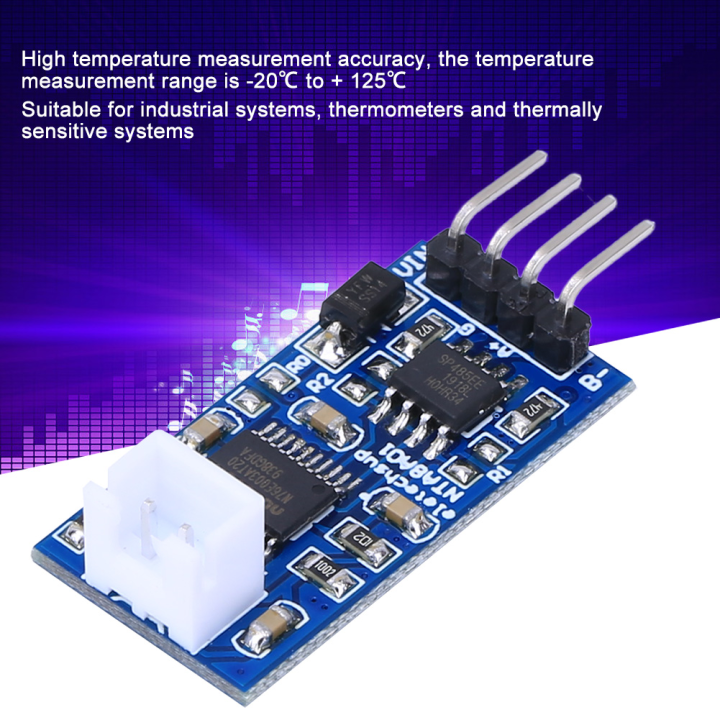 Temperature Sensor Module High Accuracy 10K 3950 NTC RS485 NTA8A01 5V ...