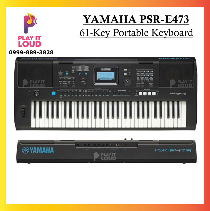 YAMAHA PSR-E473 61-KEY PORTABLE KEYBOARD ORIGINAL | Lazada PH