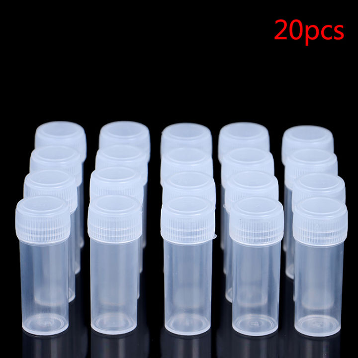 BOBL 5ml Plastic Sample Bottle Test Tube Mini Small Bottles Vials ...