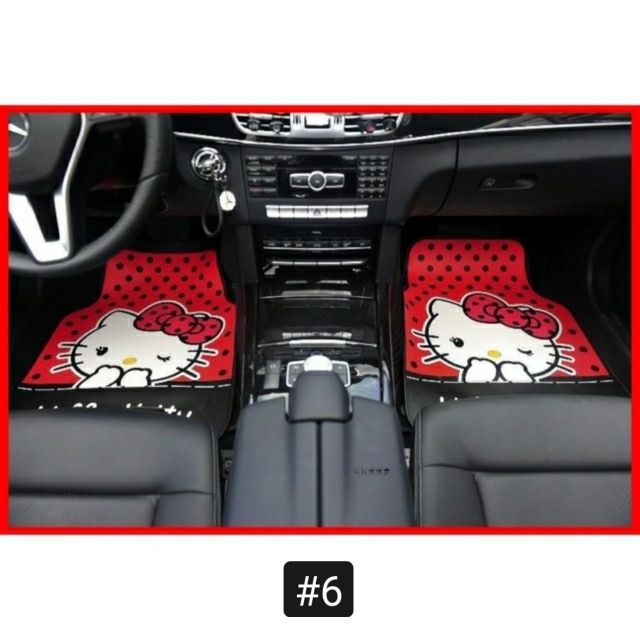 【HOORAY】KT Cartoon Car Matting 5 in 1 #CA0016# | Lazada PH