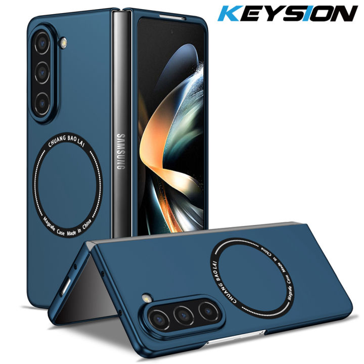 KEYSION Magnetic Case for Magsafe for Samsung Galaxy Z Fold 5 5G 4 3 PC ...