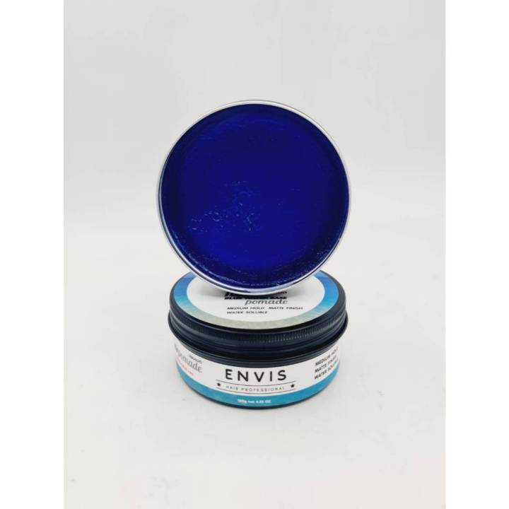 ปอมเมดจัดแต่งทรงผม Envis Hair Pomade ตกแต่งผมออกแบบผม ขนาด120g.(ฟ้า ...