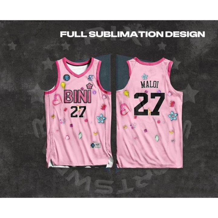 BINI JERSEY Custom Made (BINI MEMBERS’ NAMES & NUMBERS ONLY) Unisex ...