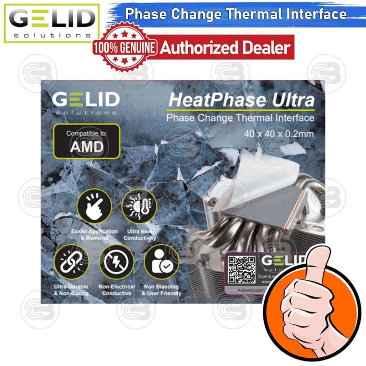 [CoolBlasterThai] GELID Heat Phase Ultra for AMD 40x40 mm. CPU (Phase ...
