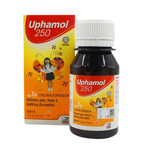 Uphamol 250mg/5ml Suspension (100ml) | Lazada