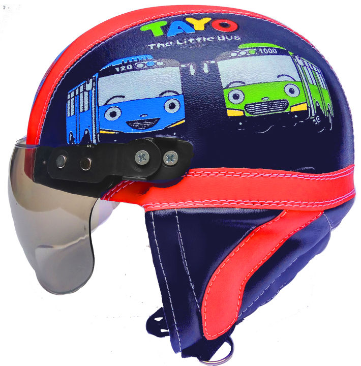 Helm Anak Retro Lucu Untuk Usia 1 2 3 4 5 Tahun Kaca Riben | Lazada ...
