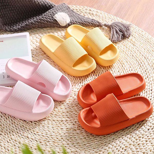 Slipper Women Sandal Men Unisex Soft Home/ Indoor Outdoor Shoe Thick ...