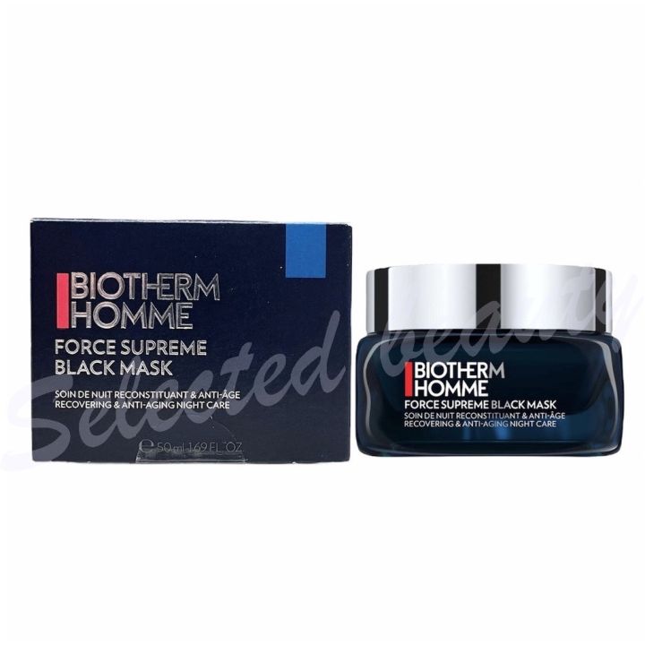 Biotherm Force Supreme Black Regenerating Care 50 ml. (แพคเกจใหม่) ผิว ...