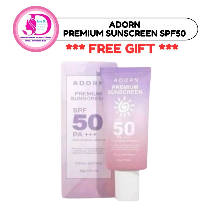 Adorn Premium Sunscreen SPF 50 PA+++ 50g | Lazada PH