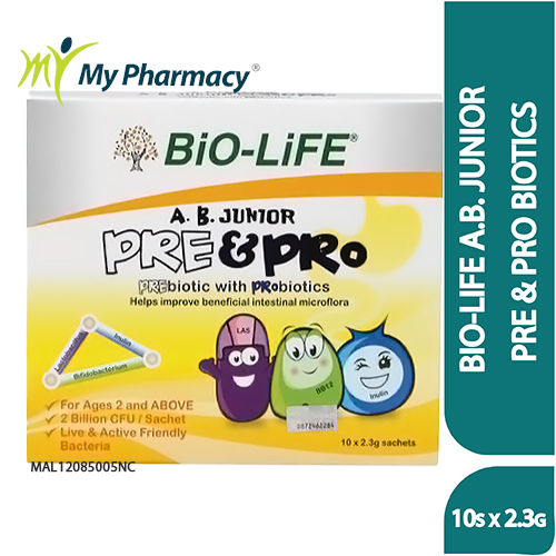 BIO-LIFE A.B. JUNIOR PRE & PROBIOTICS 2.3G 10S | Lazada