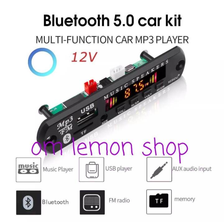 MP3 kit Modul bluetooth 12V radio usb aux 98BT | Lazada Indonesia
