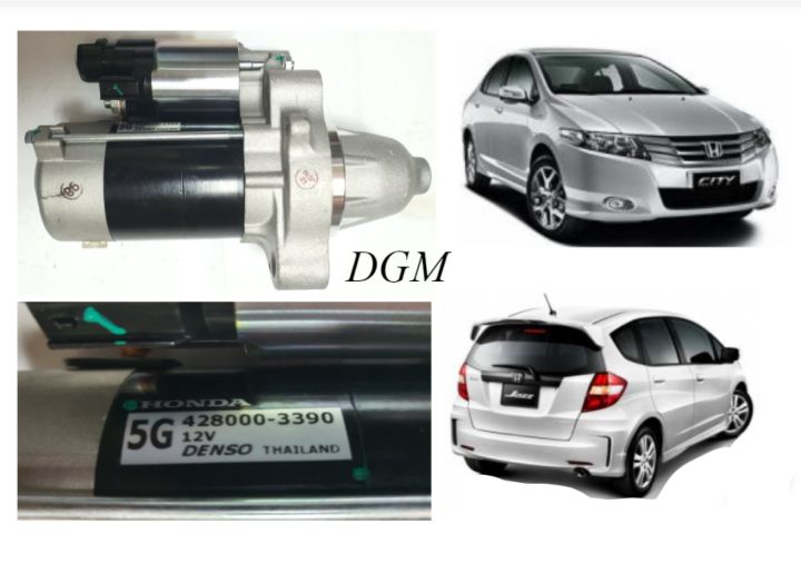 DENSO Honda City TMO / Jazz TFO 2008-2012y Starter Assy | Lazada