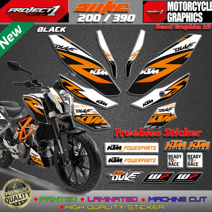 Ktm Duke V1 stock decal sized laminated sticker | Lazada PH