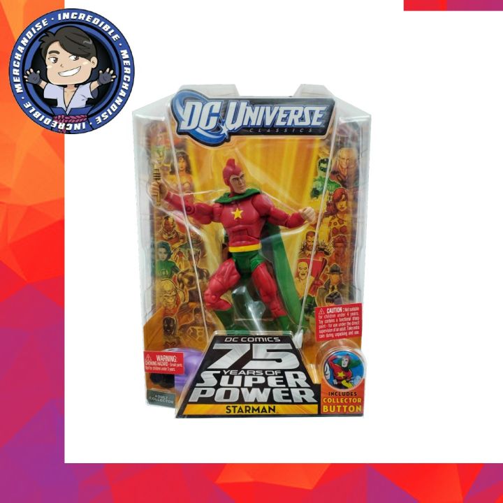 DC Universe Starman With Collector Button DC Comics 75 Years Of Super ...