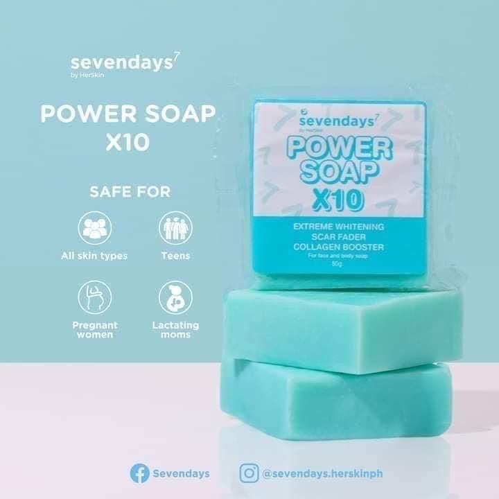 Her Skin Seven Days Power Soap x10 | 80 grams | Lazada PH