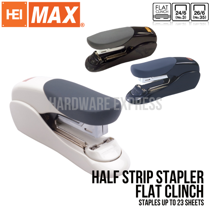 Max Stapler Half Strip Stapler Flat Clinch HD-50F | Lazada PH