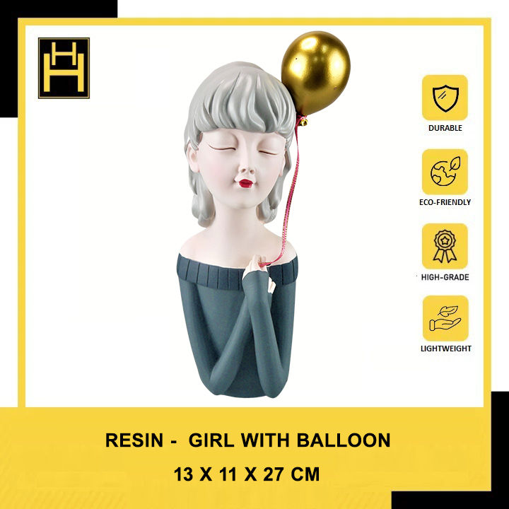 Resin - Girl With Balloon | Lazada PH