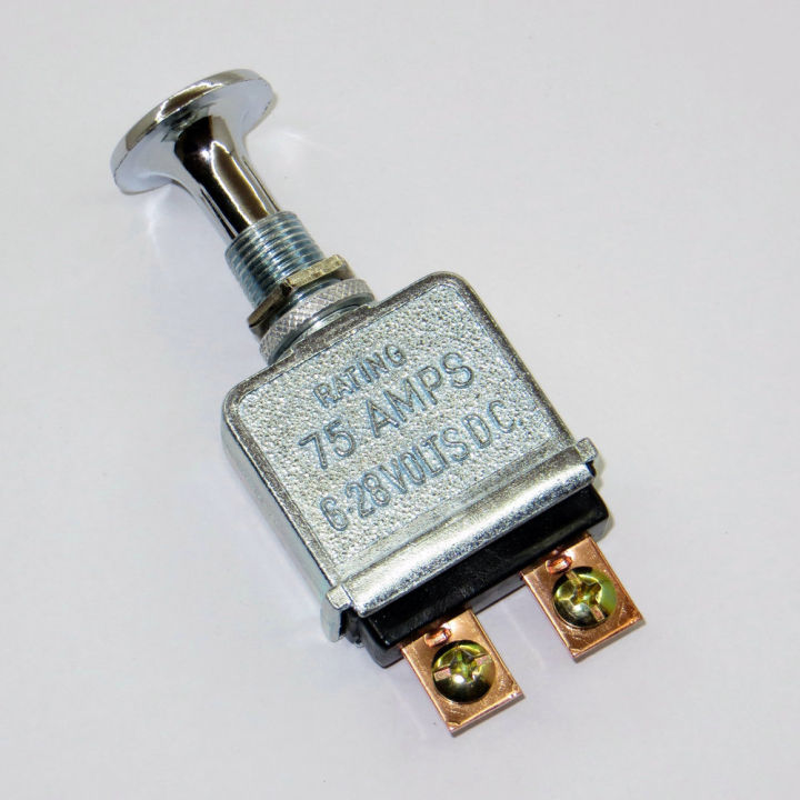 Heavy Duty Push Pull Switch 75 Amp For Big Trucks/ Hot Rods/ Boat/race ...