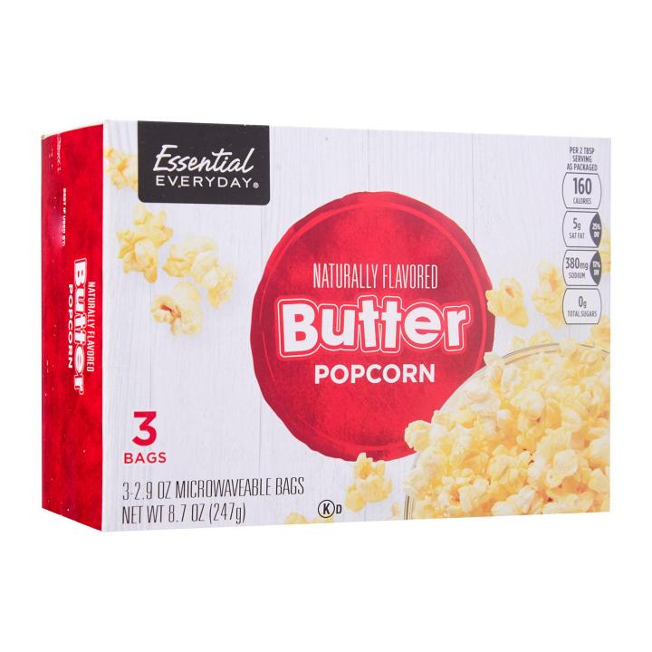Essential Everyday Butter Popcorn Microwave 3Pk | Lazada Singapore