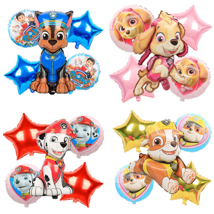 [SG] Paw Patrol Foil Balloons Party Decoration Paw Patrol Movie Theme ...