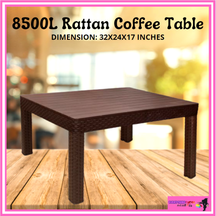 8500 L RATTAN LOW COFFEE TABLE | Lazada PH