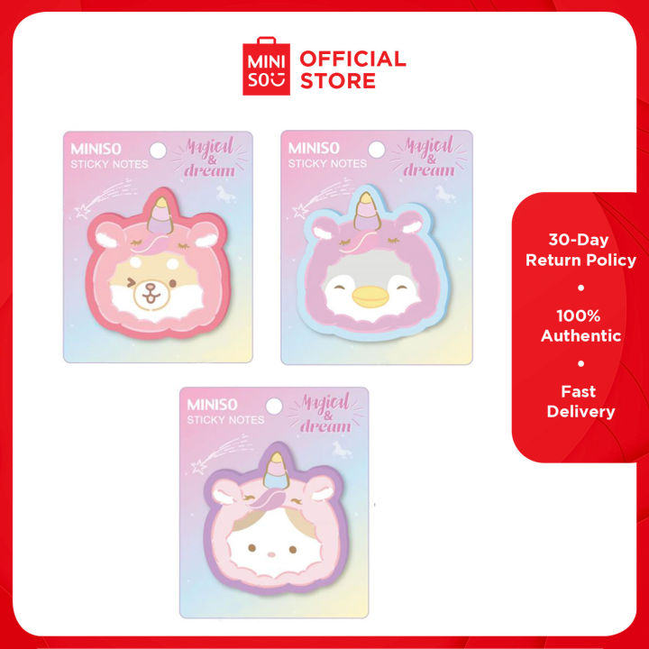 MINISO Mini Family Unicorn Series Sticky Notes 30 Sheets | Lazada PH