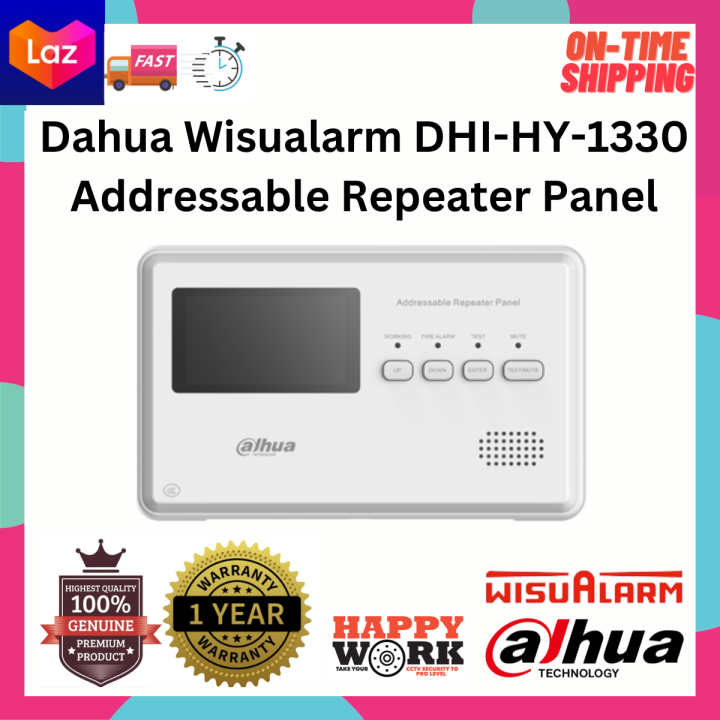 Dahua Wisualarm FDAS DHI-HY-1330 Addressable Repeater Panel | Lazada PH