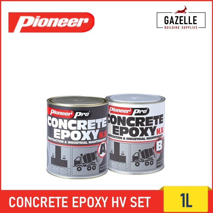 Pioneer Pro Concrete Epoxy H.V. High Viscosity Set - 1L | Lazada PH