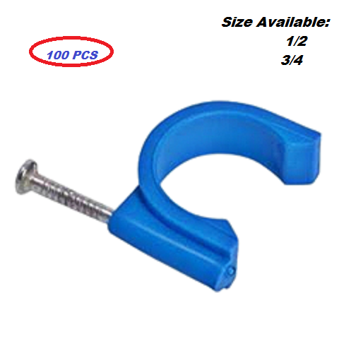 PVC Clamp Blue ( 100 PCS ) | Lazada PH