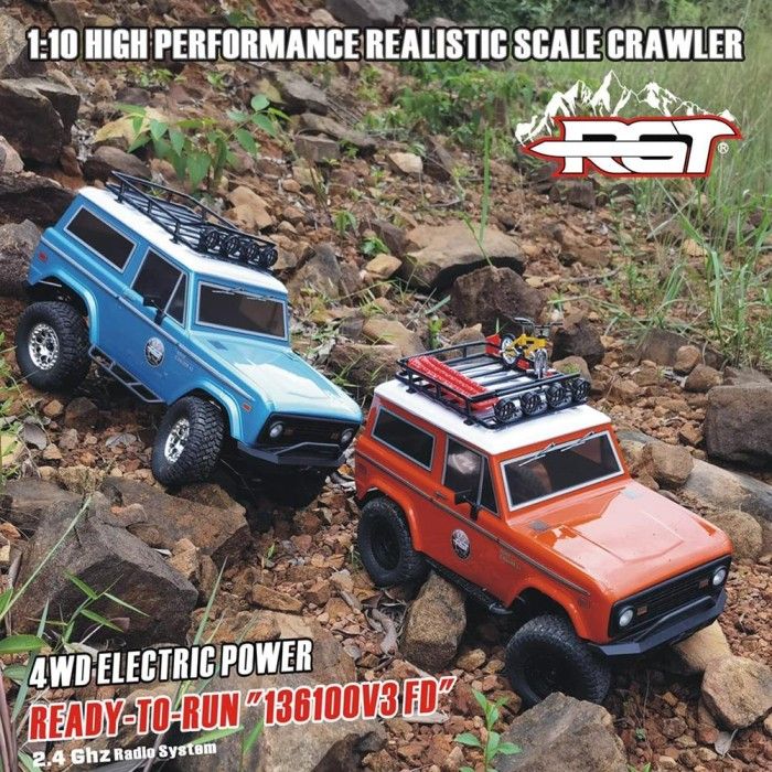 RGT Rc Mobil 1:10 4wd Remote Control Perayap Off-Road Rock Cruiser ...